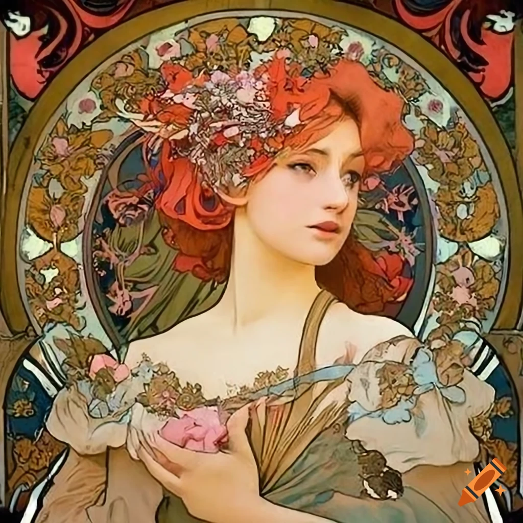 Art pieces by Alphonse Mucha, James Gurney, and Femke Hiemstra ...