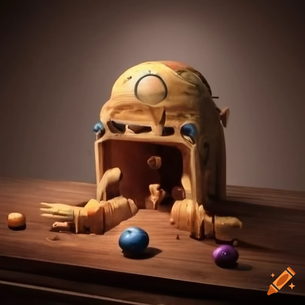 Wacky workbench level from a retro game on Craiyon