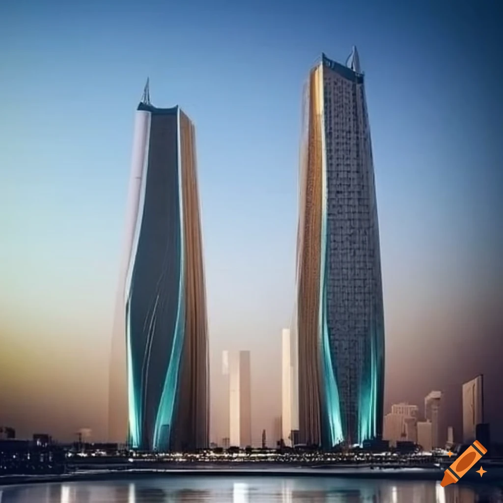 Modern cityscape of Riyadh, capital of Saudi Arabia on Craiyon