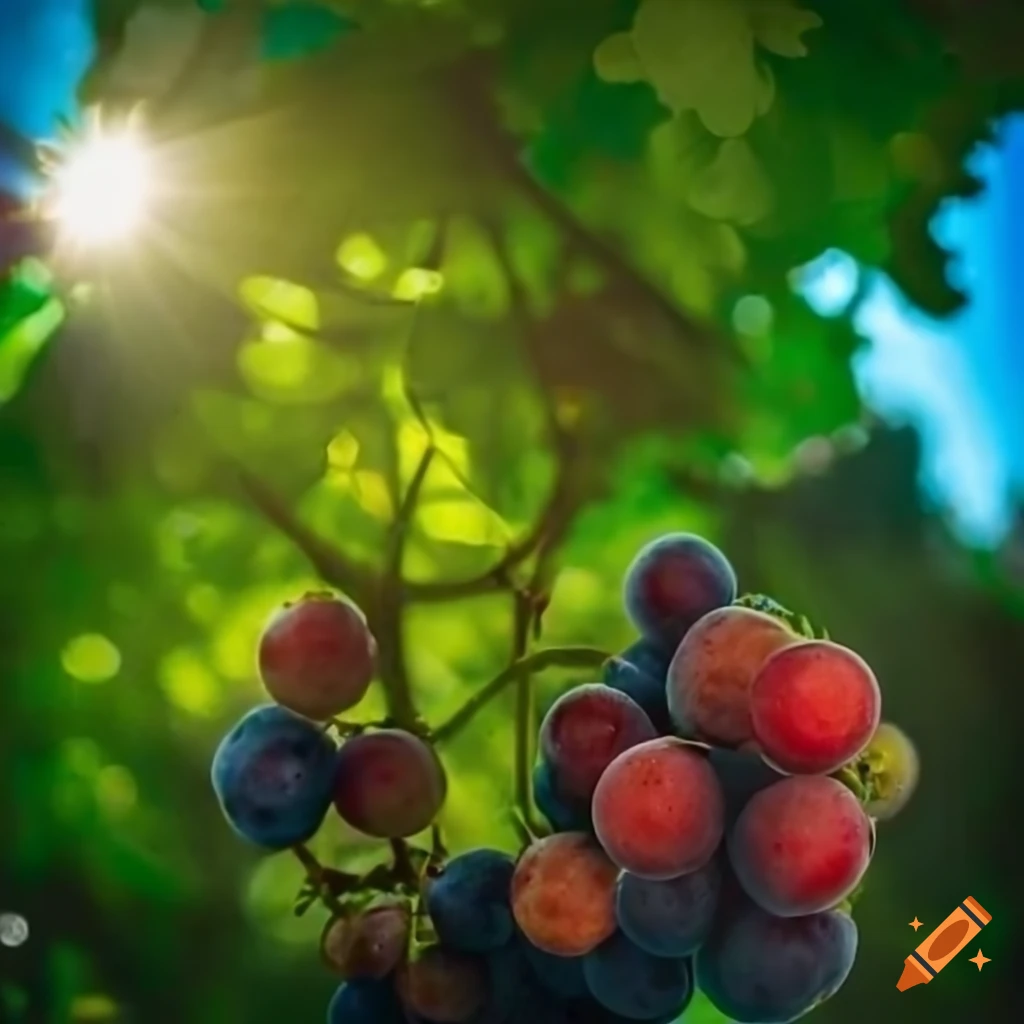 Tall strawberry tree filled with ripe strawberries on Craiyon