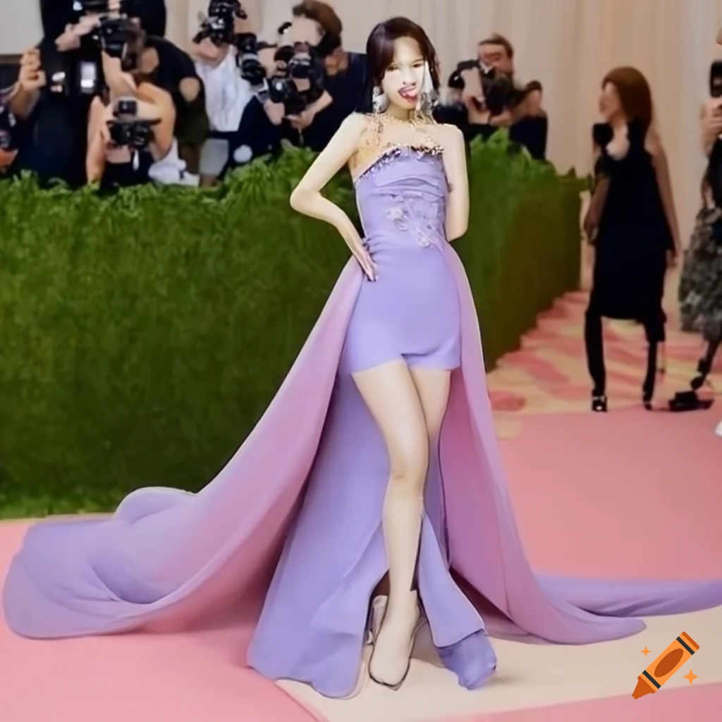 Twice mina met gala new beginnings full body outfit on Craiyon