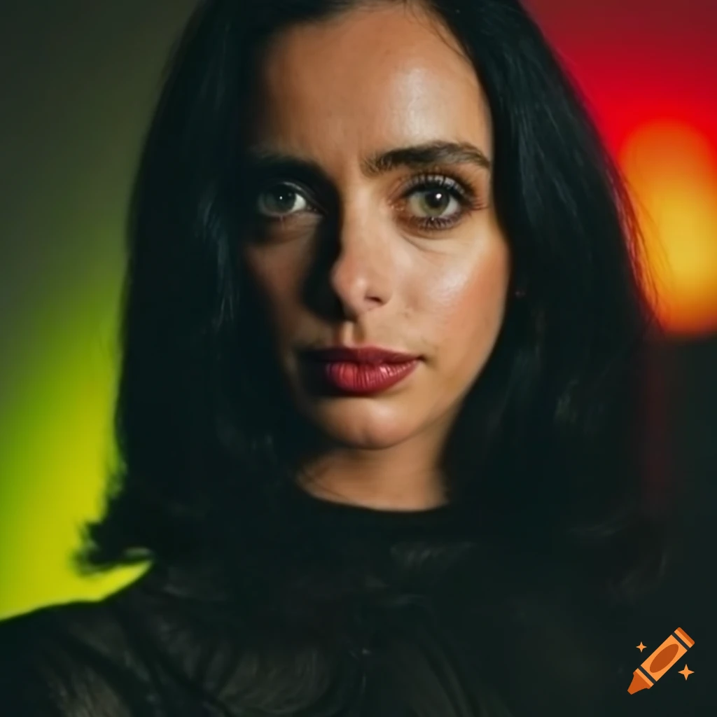 Detailed high-definition close-up of head and shoulder with intricate ...