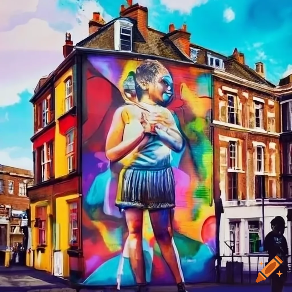 N22 london mural promoting inclusivity and equality on Craiyon