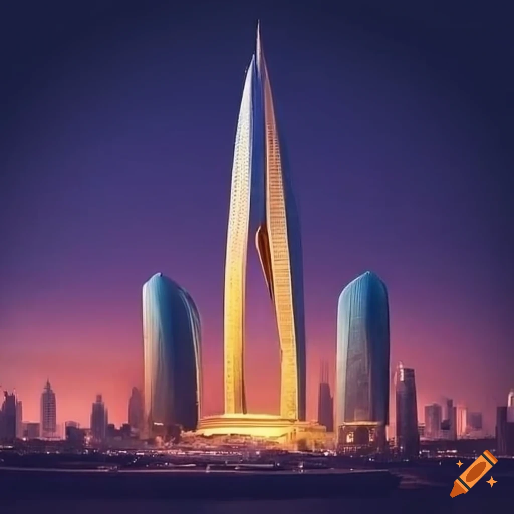 Riyadh skyline in a modern Saudi style cityscape on Craiyon