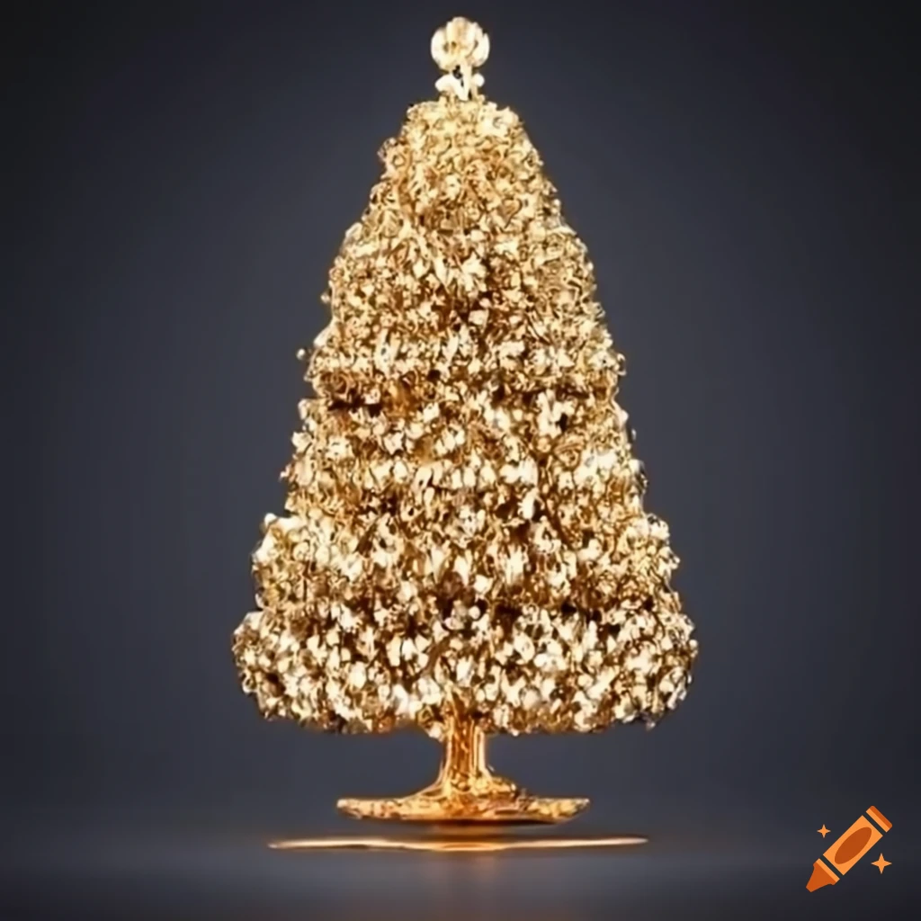 Dior gold tree on Craiyon