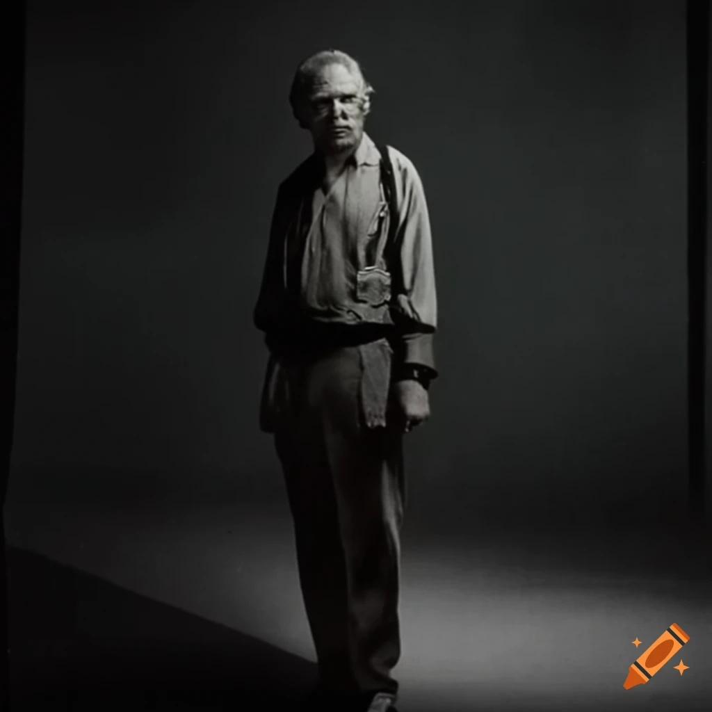 Winston smith from 1984 in full body shot on Craiyon