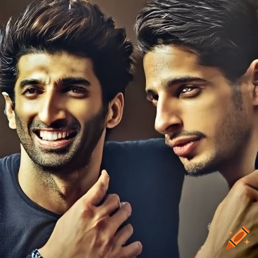 Bollywood actors Aditya Roy Kapur and Sidharth Malhotra in a movie ...