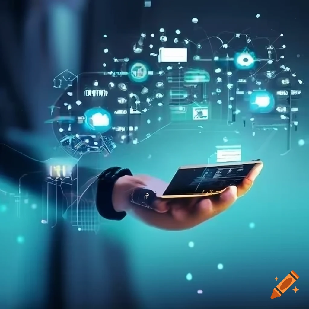 Information engineering web application with powerful functionality on Craiyon