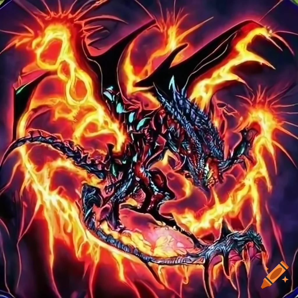 Fusion of Slifer the Sky Dragon and Uria, Lord of Searing Flames ...
