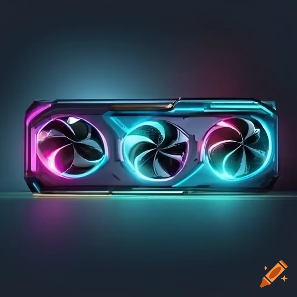 Futuristic gpu on Craiyon