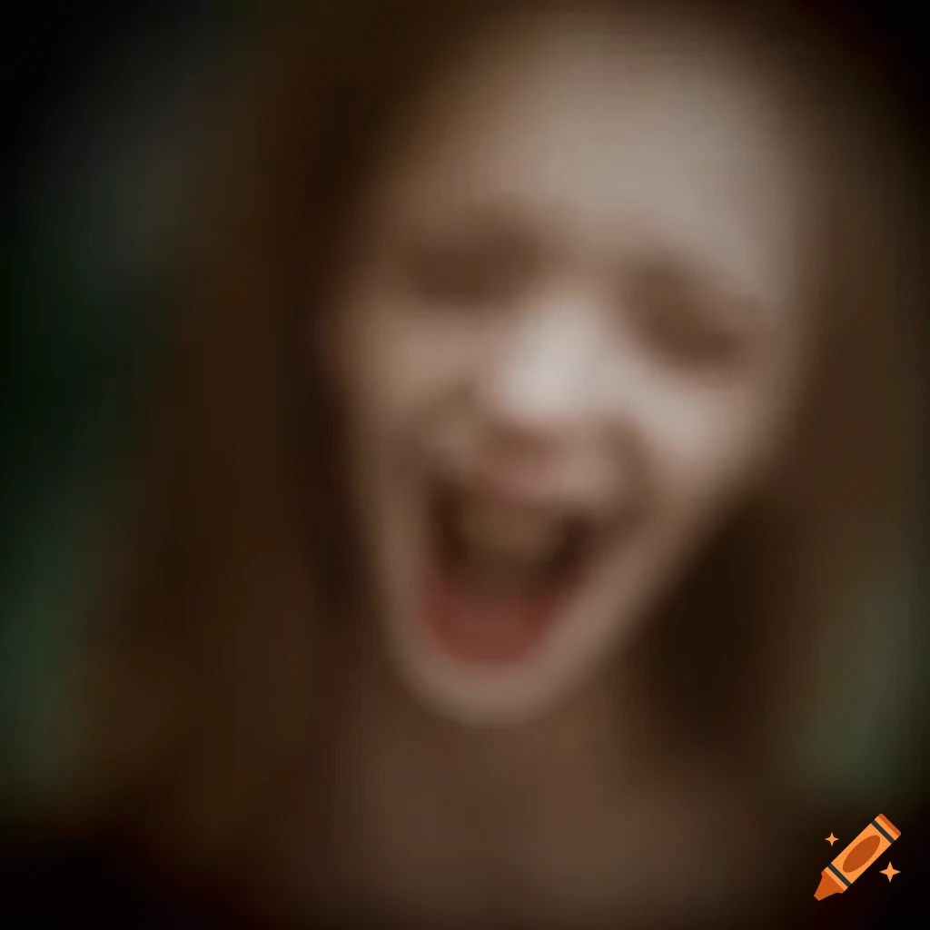 Smile with rotten teeth in horror aesthetics inspired by ps1 on Craiyon