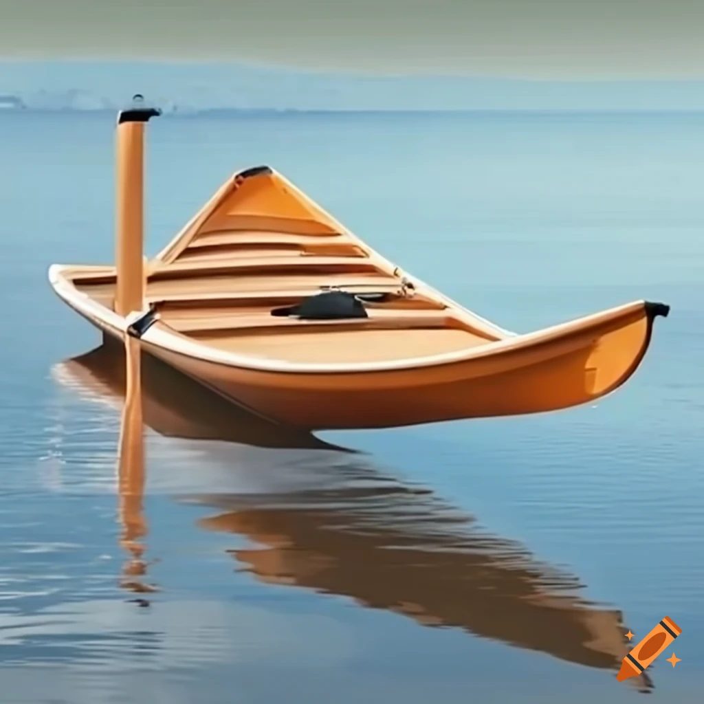 Innovative canoe design with pedal system and aerodynamic features on ...