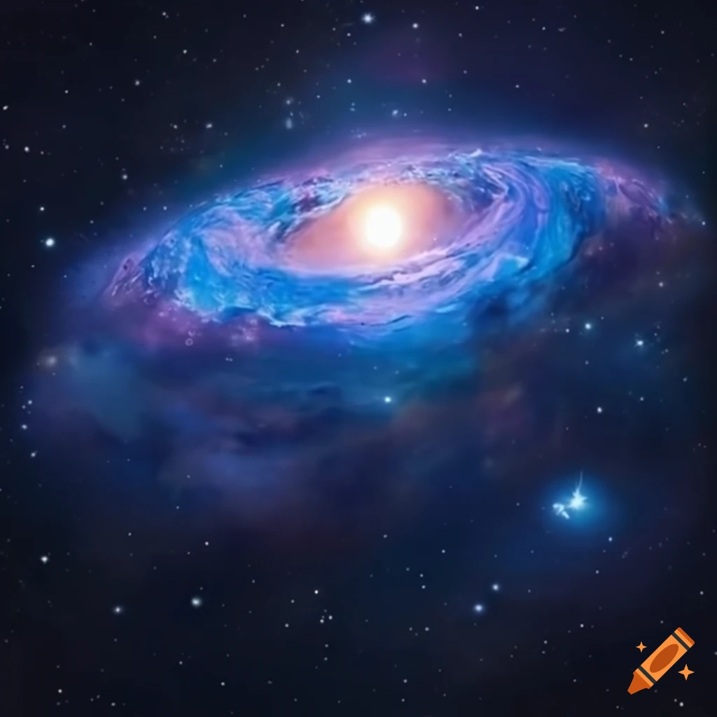 Space and stars on Craiyon