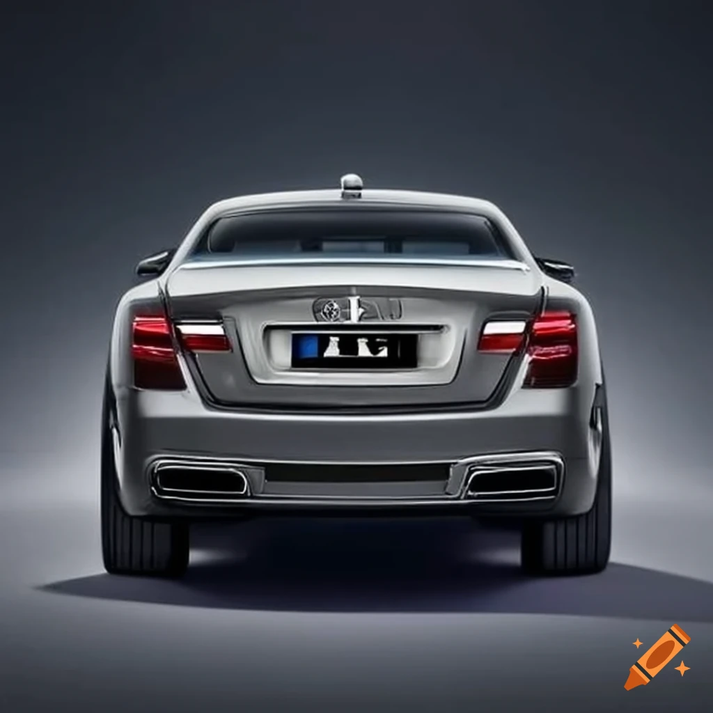 Luxury saloon car combining Rolls Royce, BMW, and Mercedes elements ...