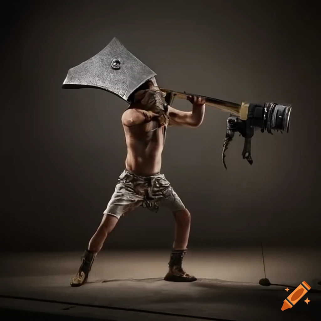 Flying axe on Craiyon