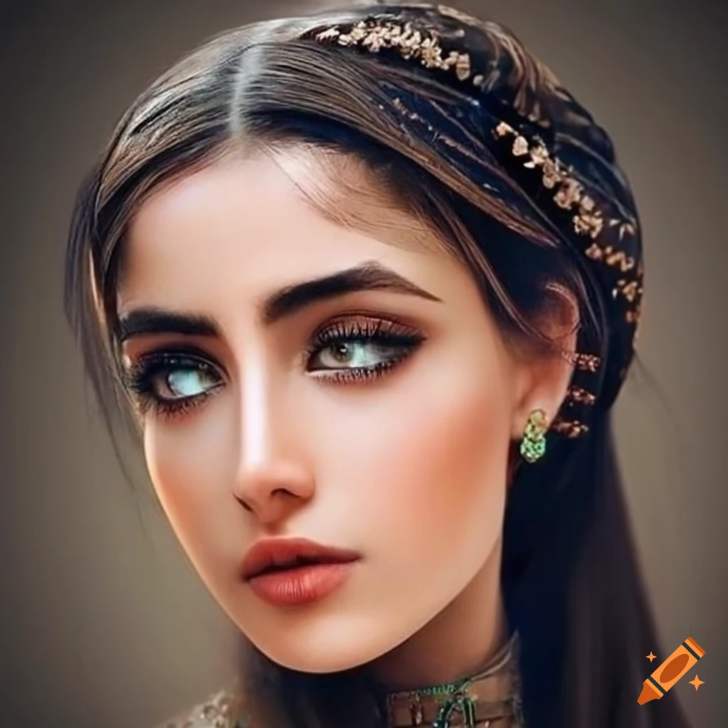 Beautiful Iranian girl on Craiyon