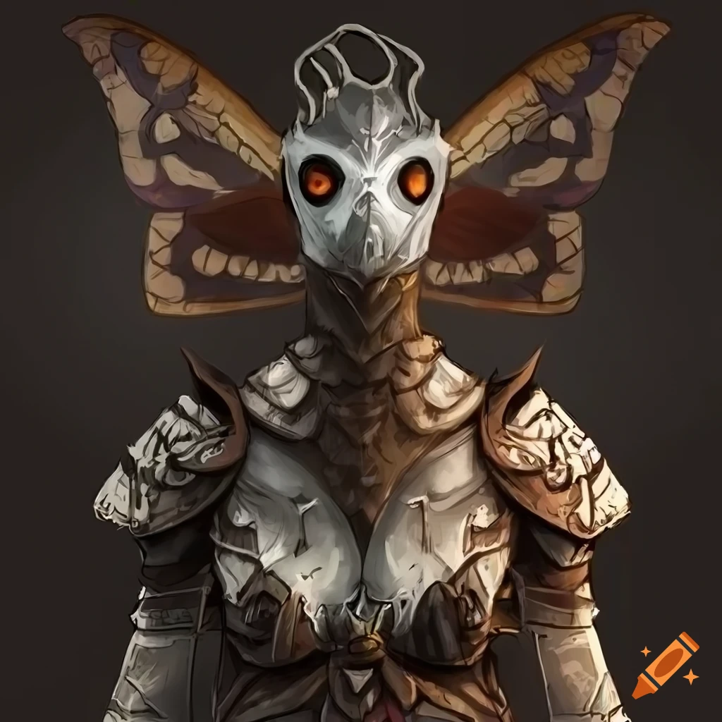Moth-based ambiguous gender character armor for hunting moth monsters ...
