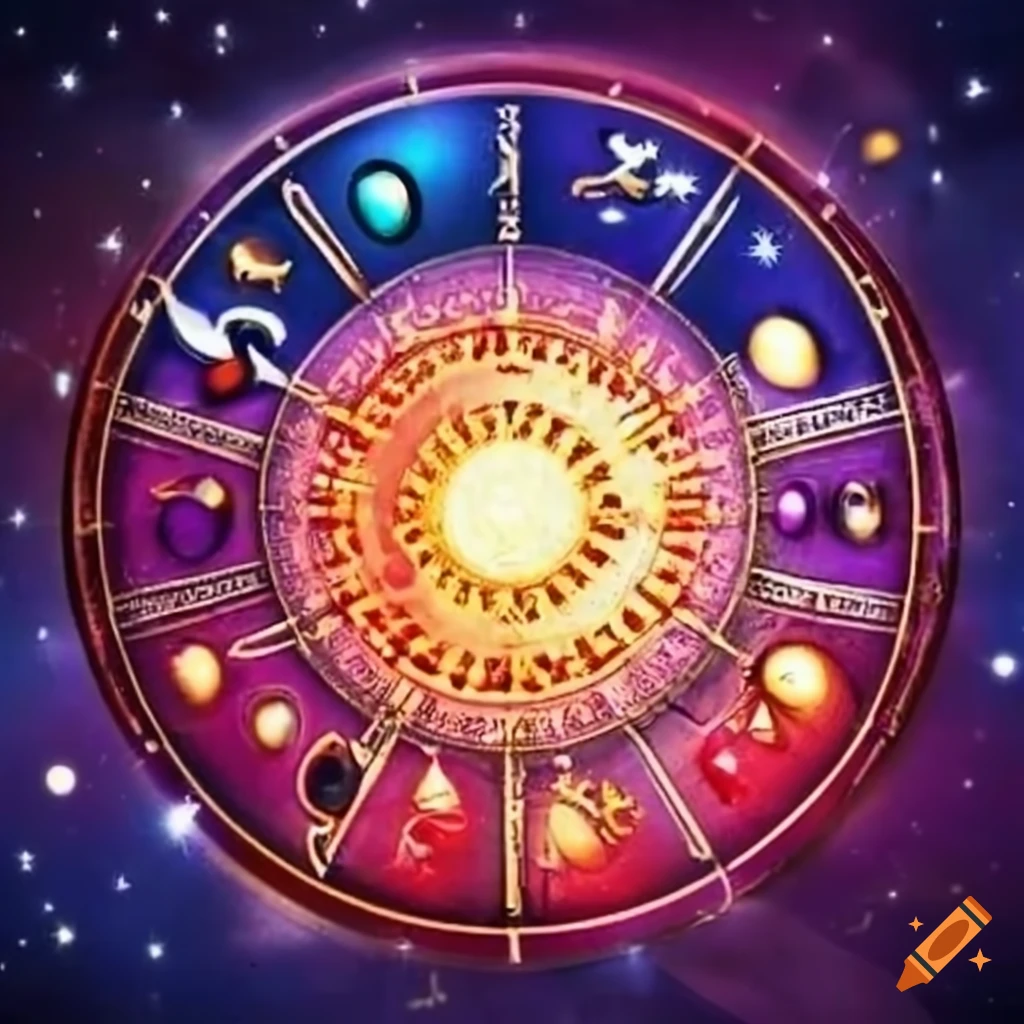 Cryptic social media hashtags about astrology and marketing on Craiyon