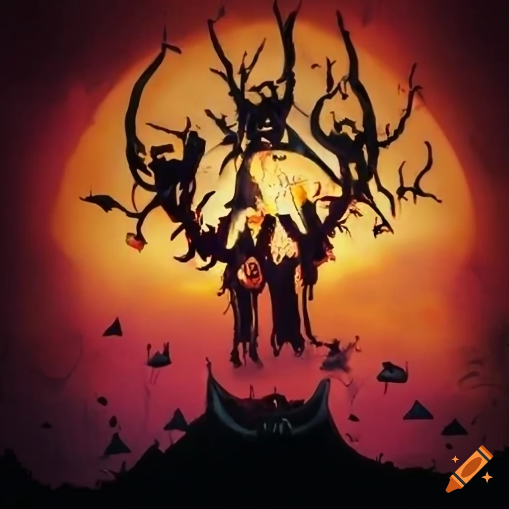 Halloween theme on Craiyon