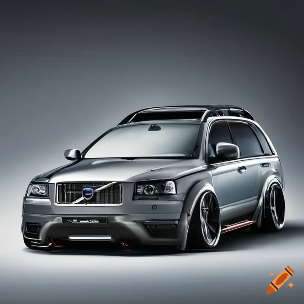 2006 Volvo XC90 slammed and wide bodied on Craiyon