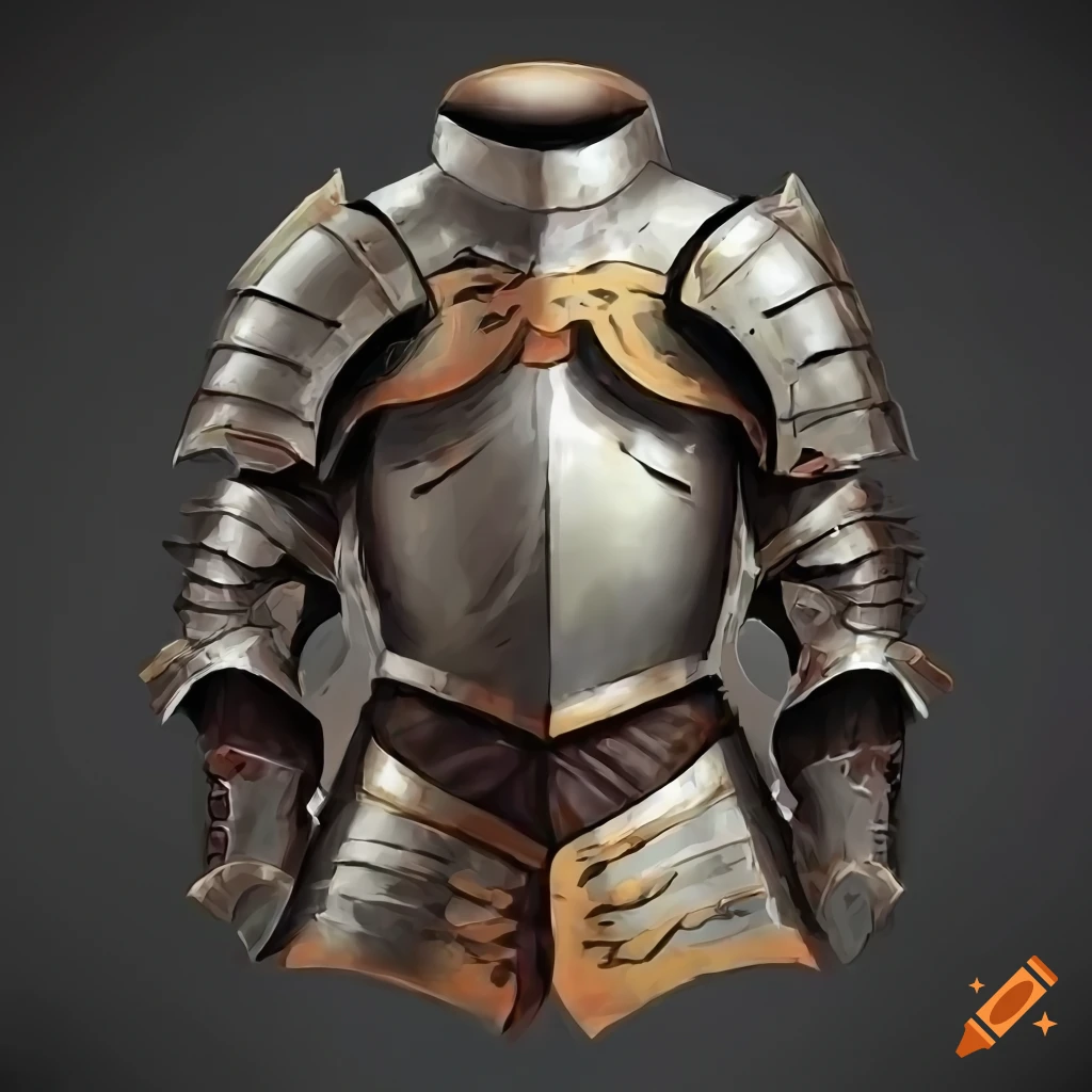 Fantasy iron armor on Craiyon