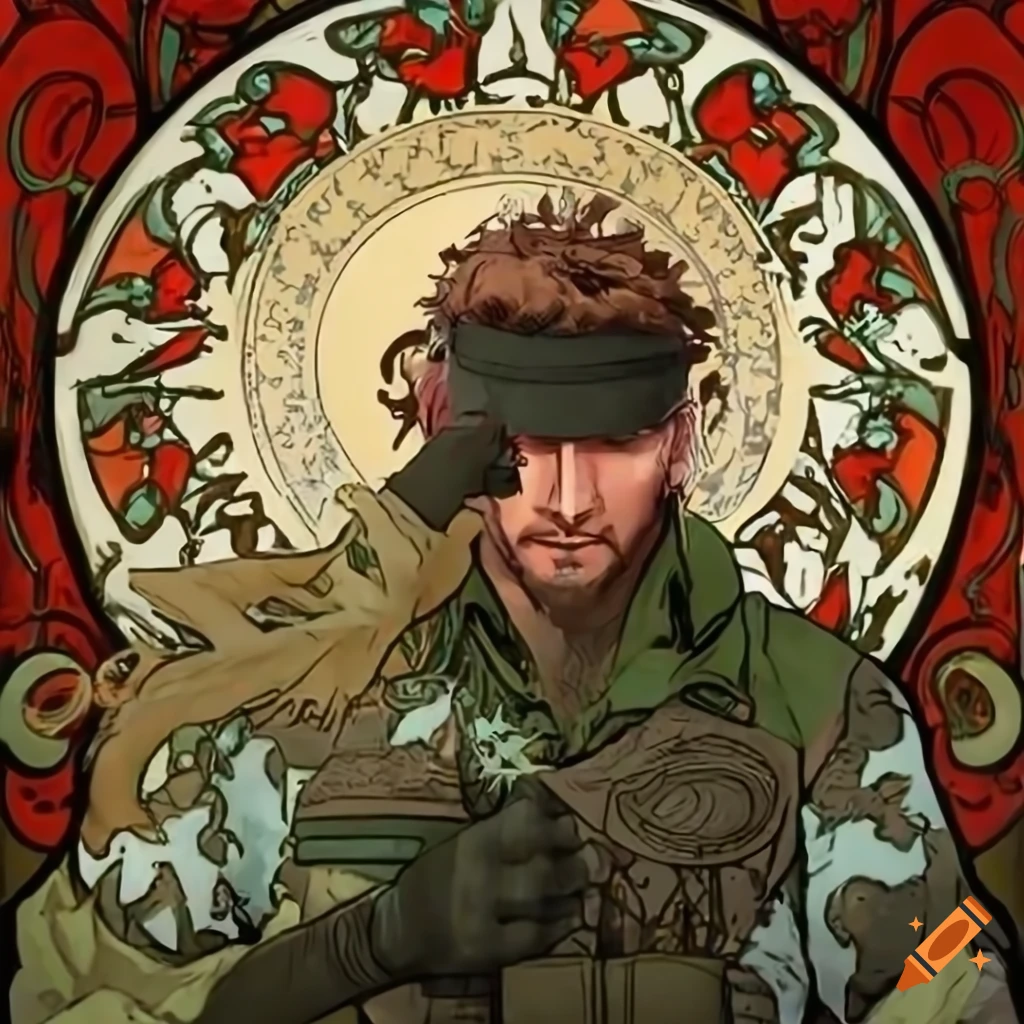 High definition stunning art influenced by metal gear solid and ...
