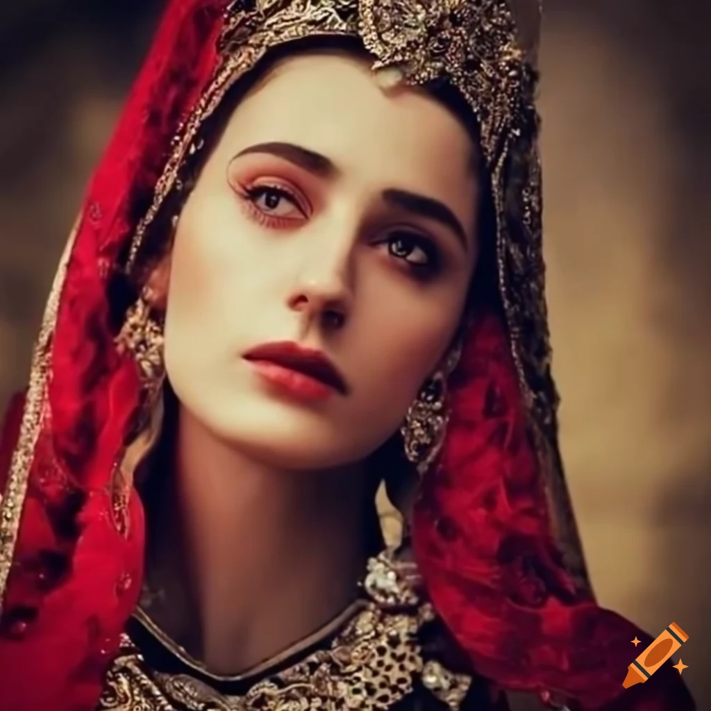 Portrait of Shehzade Mustafa and Mahidevran from Magnificent Century on Craiyon