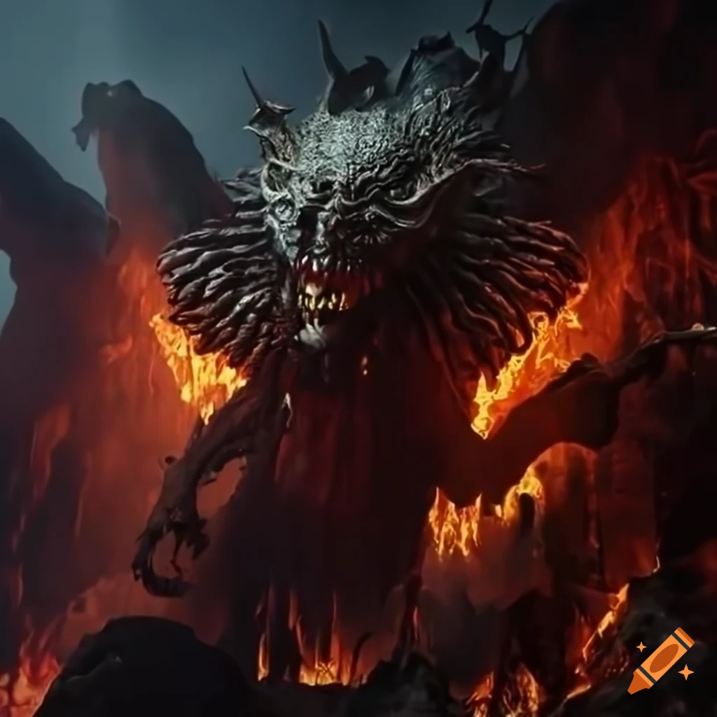 Fairytale metal monster breathing fire in stunning 8k detail on Craiyon