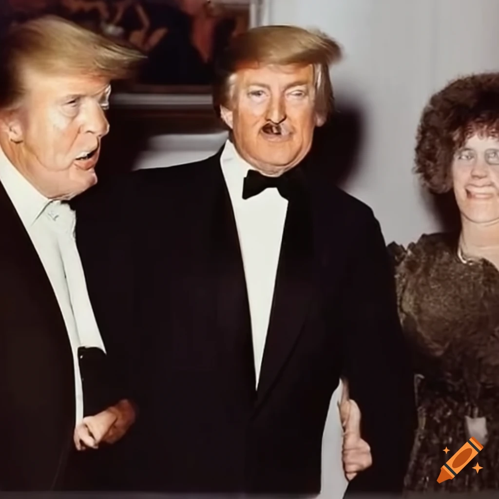 Satirical photo of a '70s family with humorous features on Craiyon