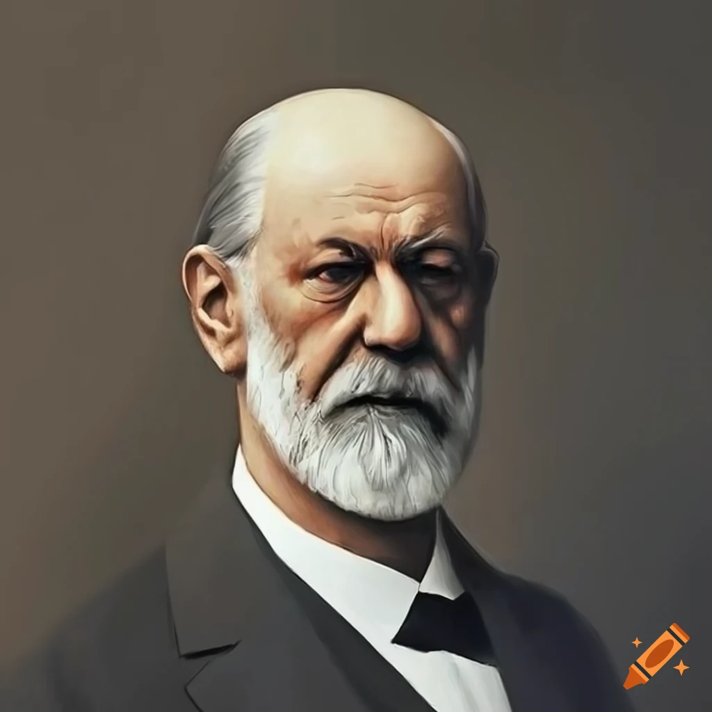 Portrait of sigmund freud, austrian neurologist and founder of ...