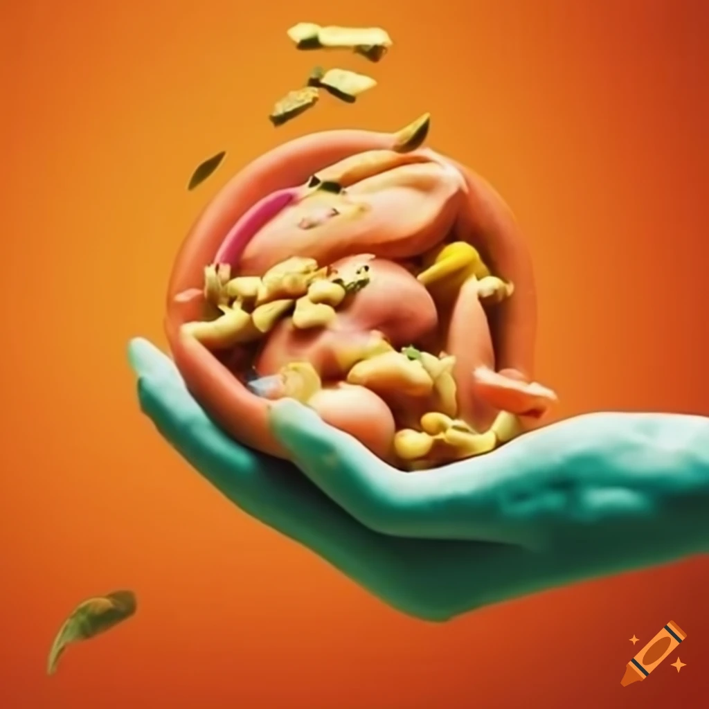 Self-generating food on Craiyon