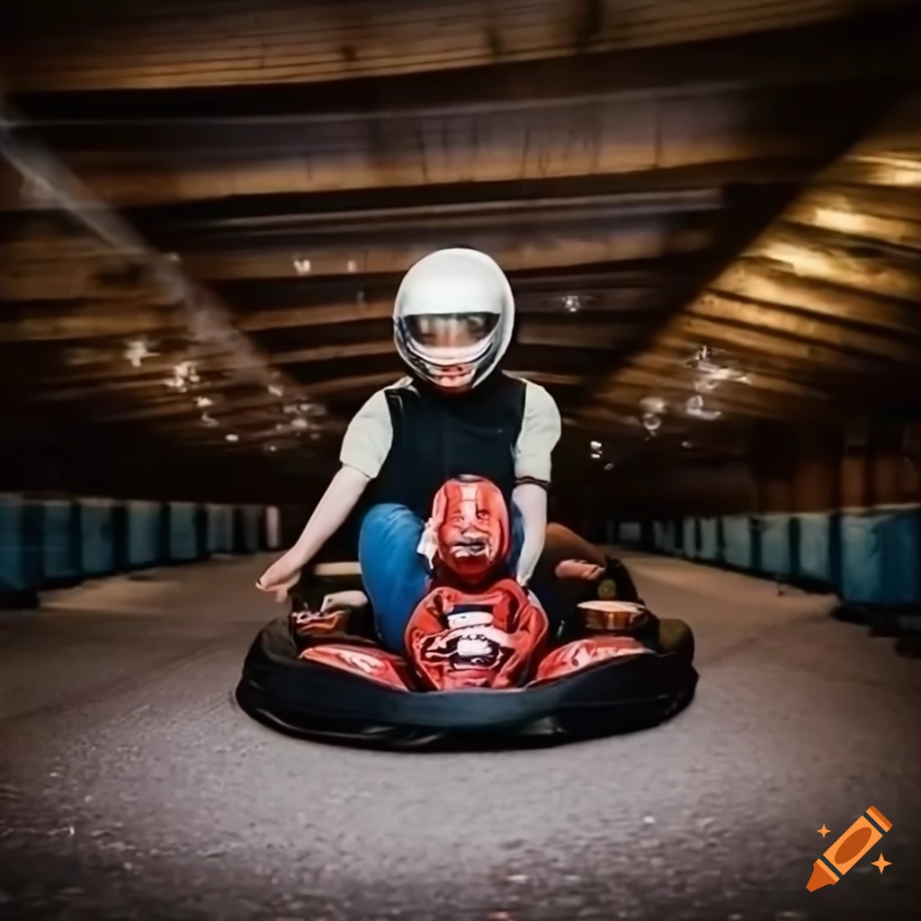 Go-karting adventure at the Cosmonautics Museum in Kaluga on Craiyon