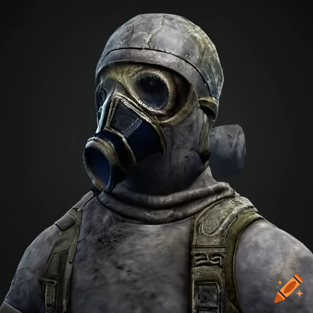 3D PS1 game model of a fiery gasmask unit zealot squad from Dark Souls ...