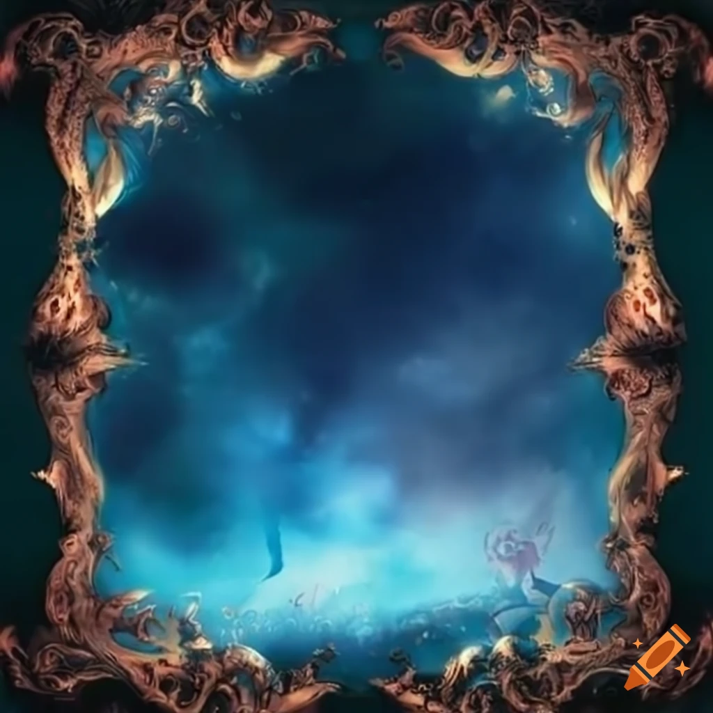 Fantasy border design on Craiyon