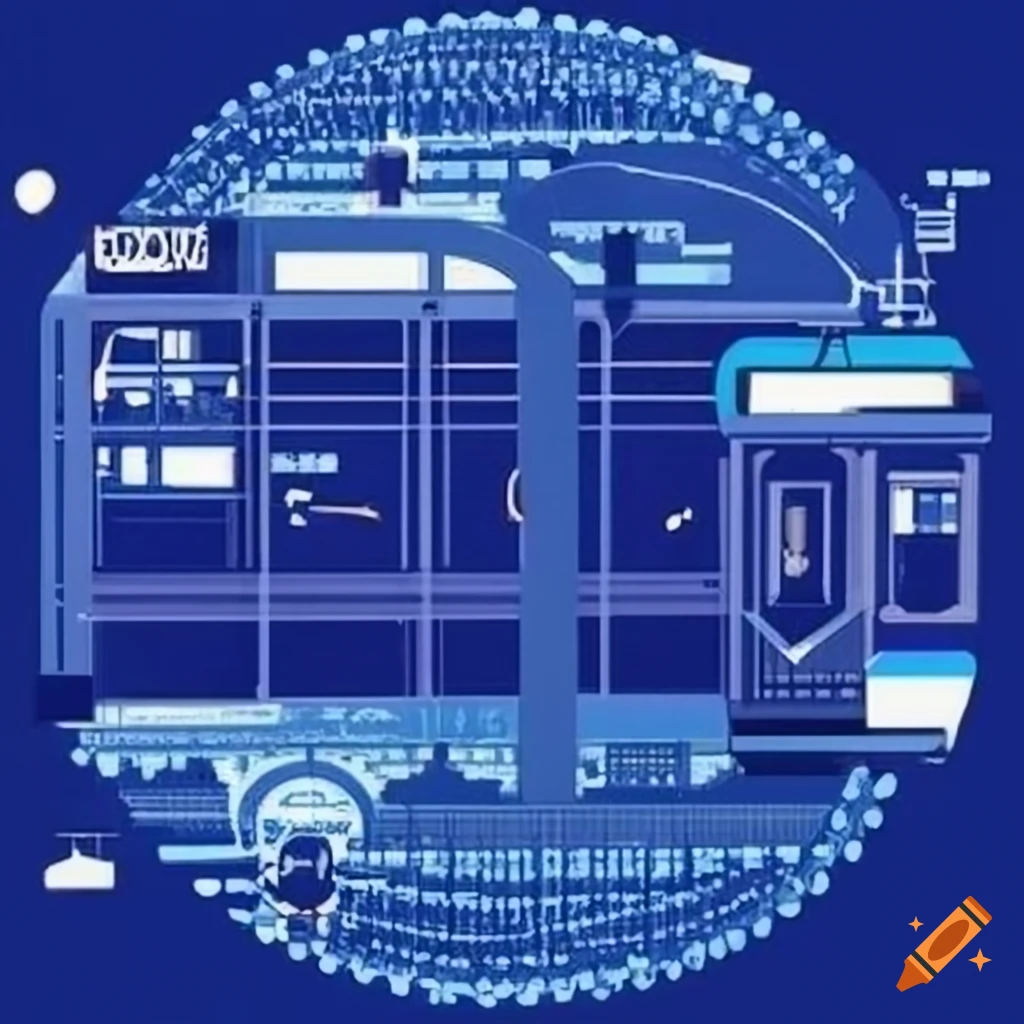 Infographic for MTA, FTA, US DOT transportation authorities on Craiyon