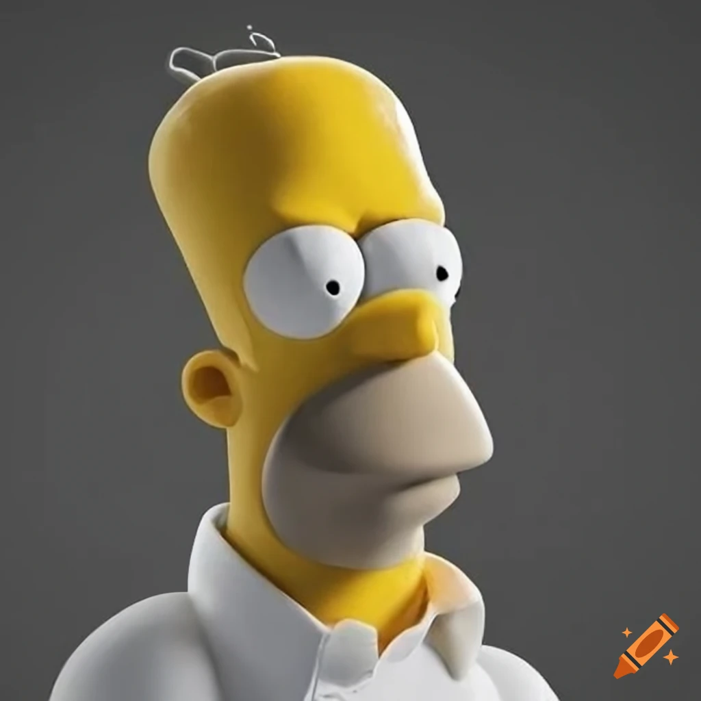 Homer simpson character on Craiyon