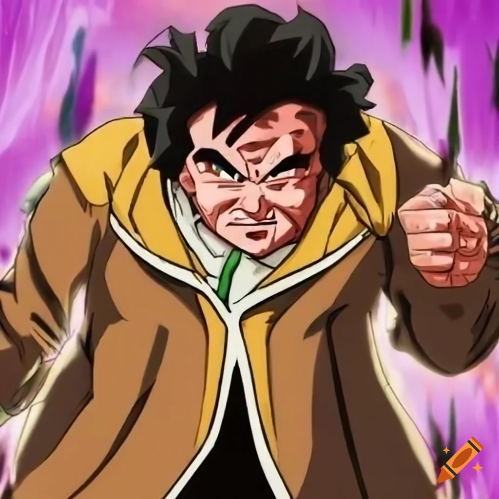 Super Saiyan Columbo character on Craiyon