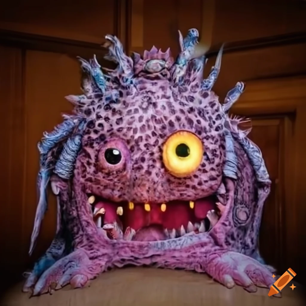 Beautiful monster creation on Craiyon