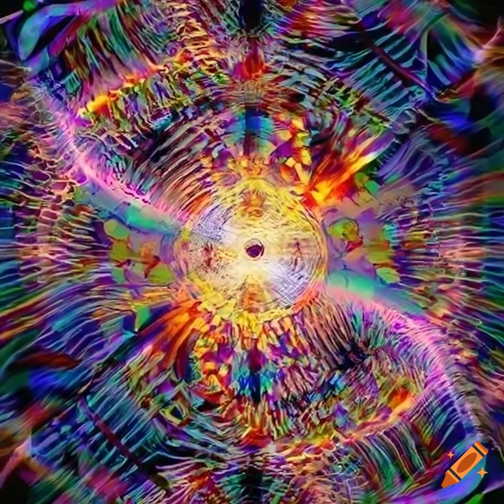 Spherical sun with vibrant checkered pattern and iridescent flames on ...