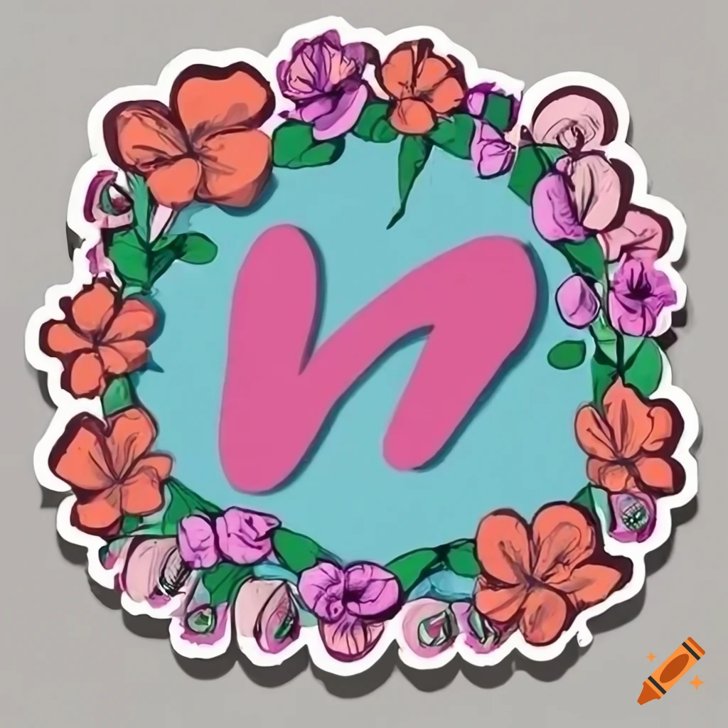 Feminine sticker with 'it's cool to be kind' handwritten text and hand ...