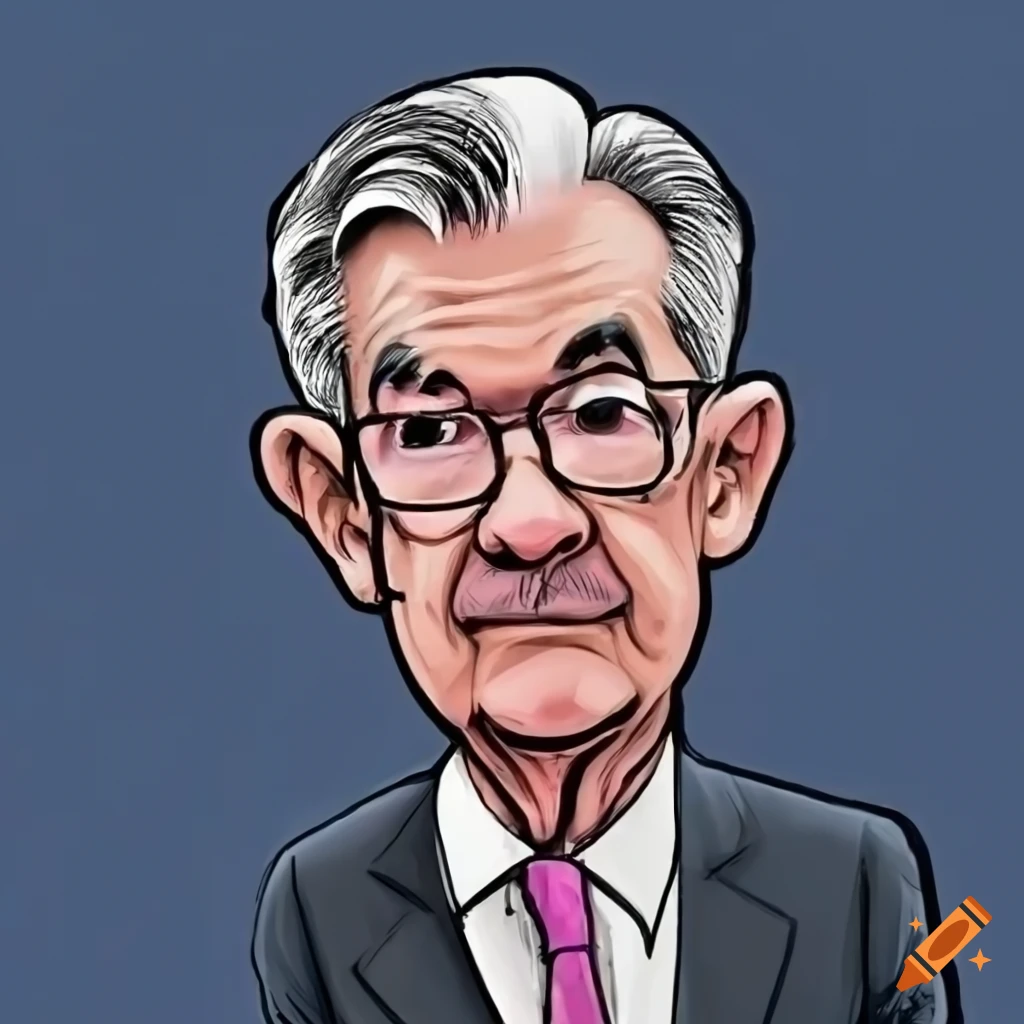 Jerome powell nft meme artwork on Craiyon