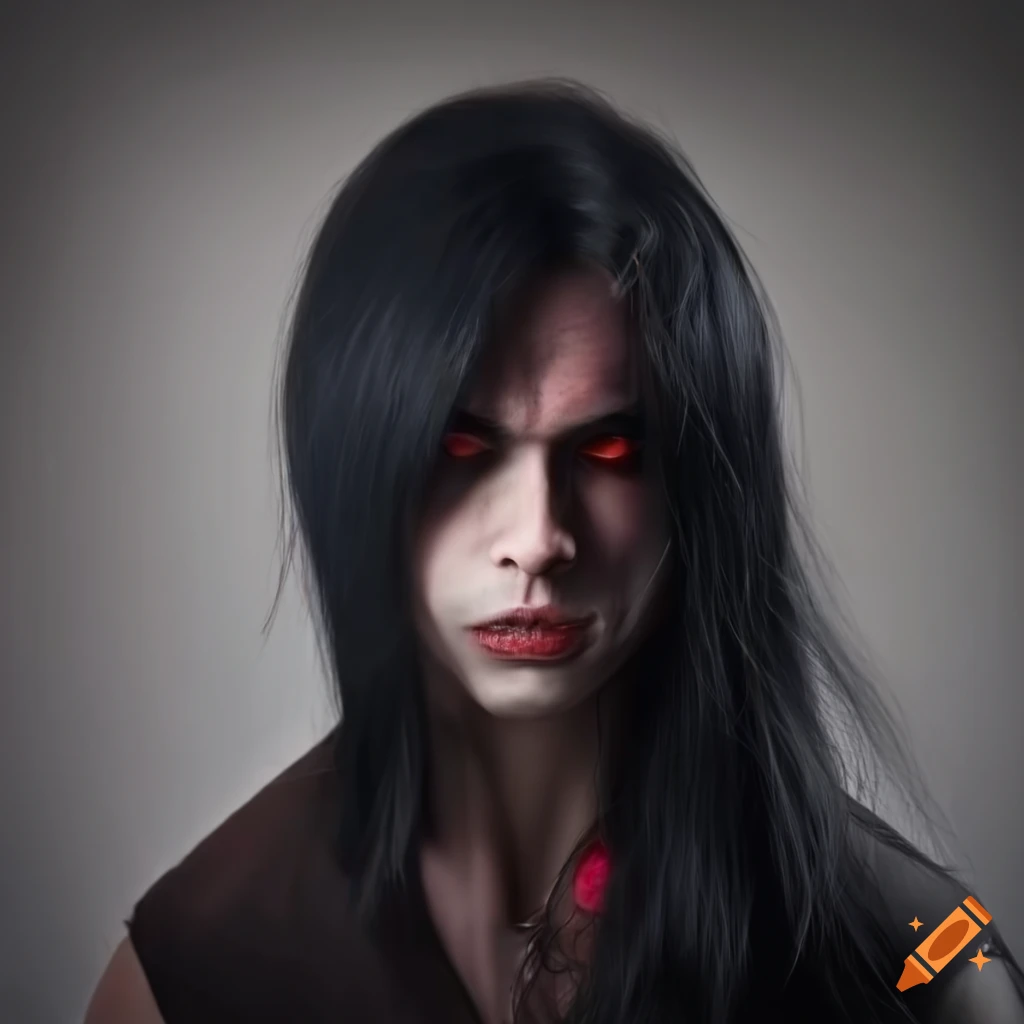 Handsome vampire ghoul attacks with the wind in golden robes on Craiyon