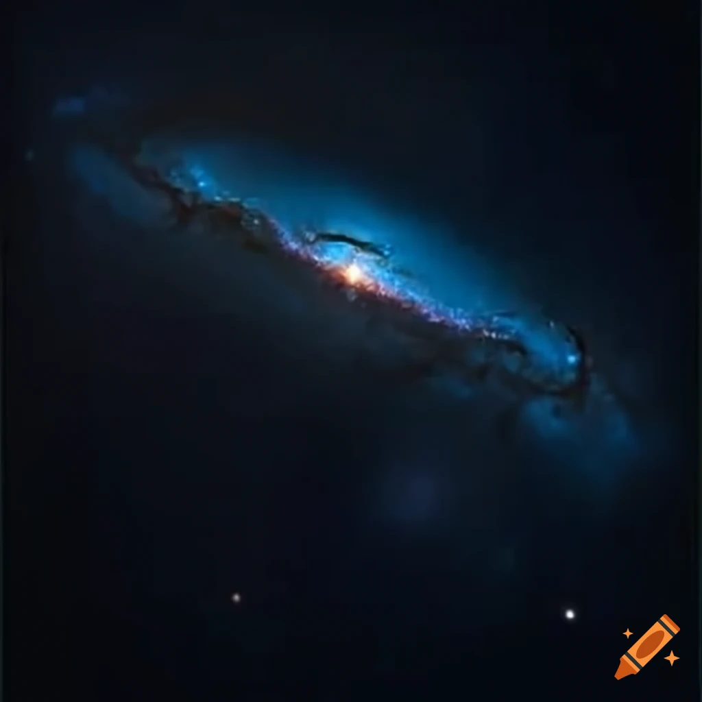 Galaxy Class Destroyer in the voids of the Universe on Craiyon