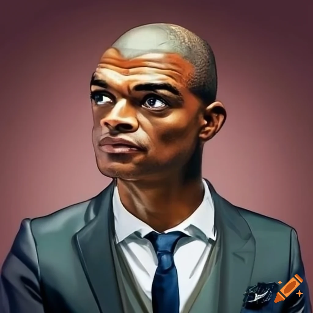 Portuguese footballer pepe in a sharp suit on Craiyon