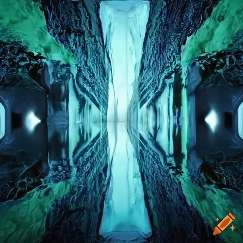 Artwork for sound effect 'mirrors' creating reverb and distortion through infinite reflections ...