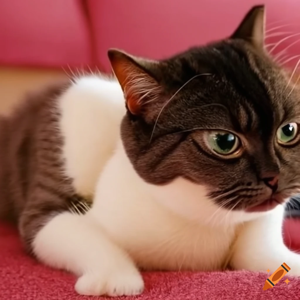 Super cute cat on Craiyon