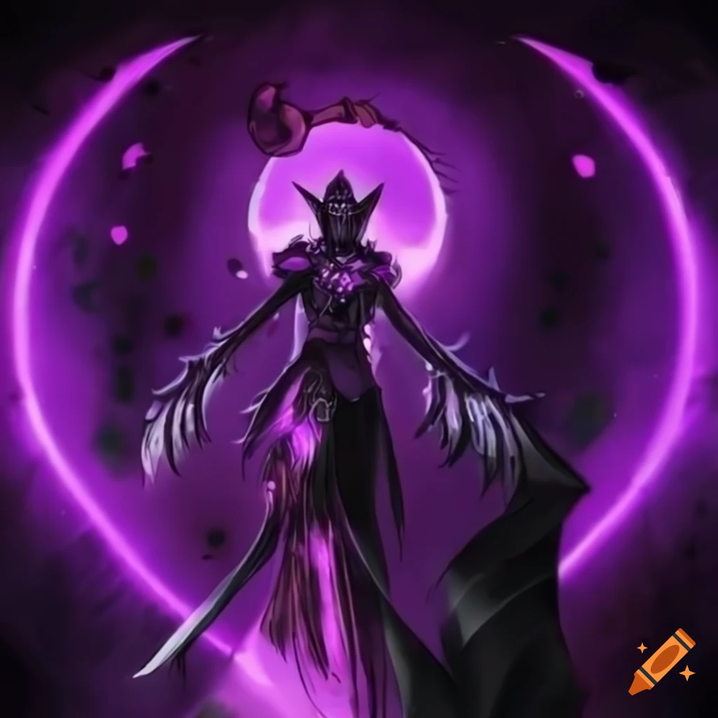 The purple void king on Craiyon