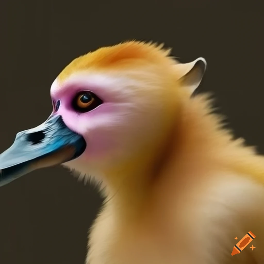 Duck monkey hybrid on Craiyon