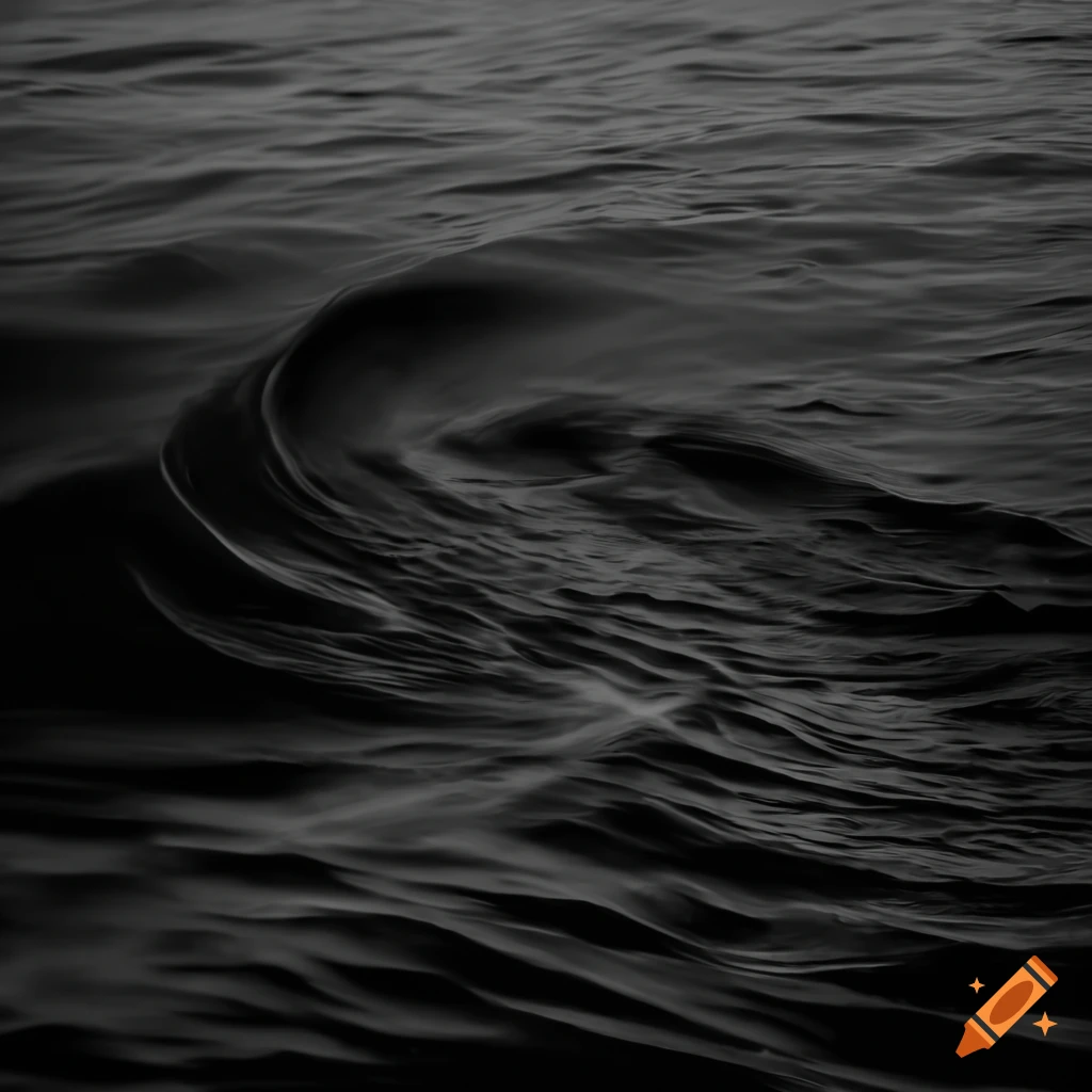 Black waves on Craiyon