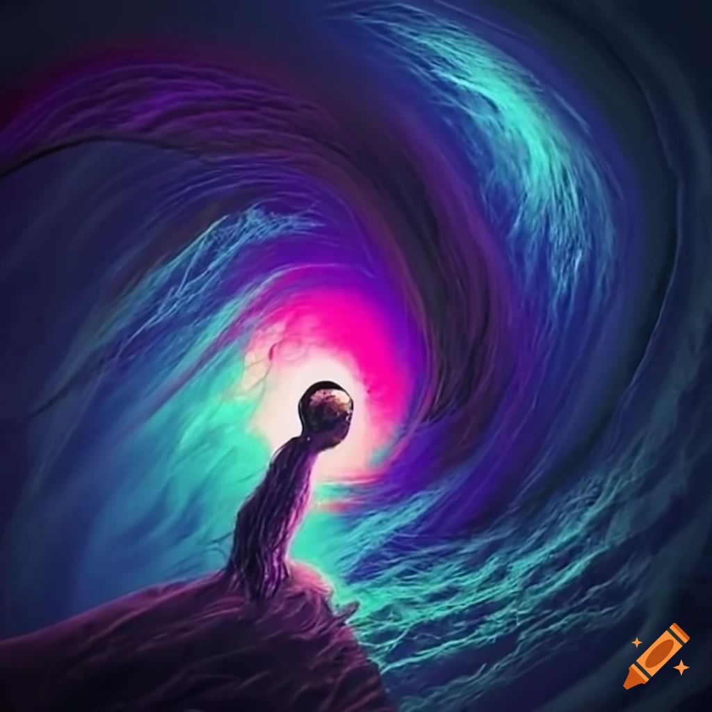 Cover art representing disorientation, loss, and tension with ...